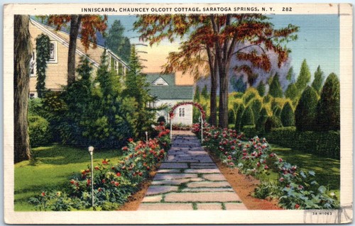 Postcard - Inniscarra, Chauncey Olcott Cottage - Saratoga Springs, New ...