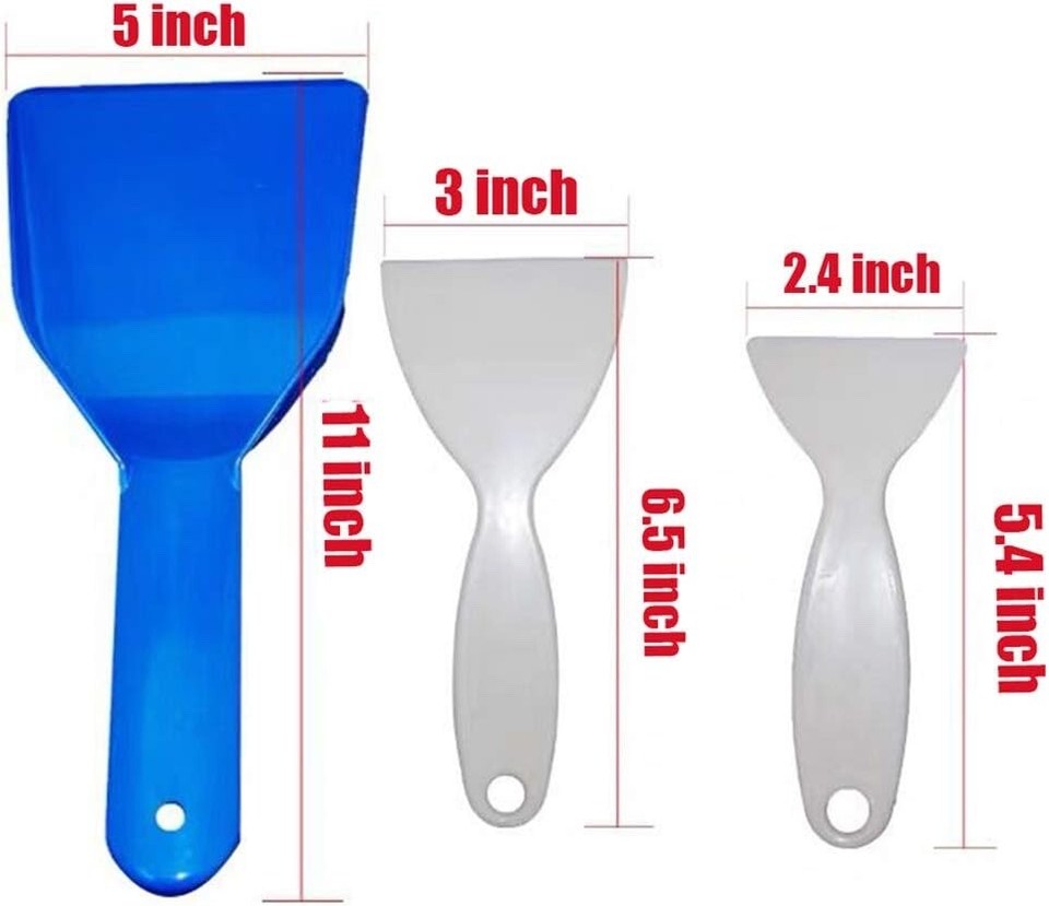 3p Plastic Refrigerator Ice Scraper ice Remover Cleaning Freezer Frost ...