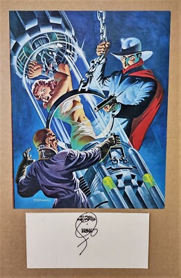JIM STERANKO SHADOW COLOR PRINT WITH CUT AUTOGRAPH # 1! FREE SHIPPING ...
