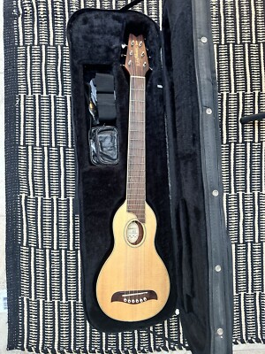 WASHBURN Rover RO10 Travel Acoustic Guitar Natural - with case | eBay