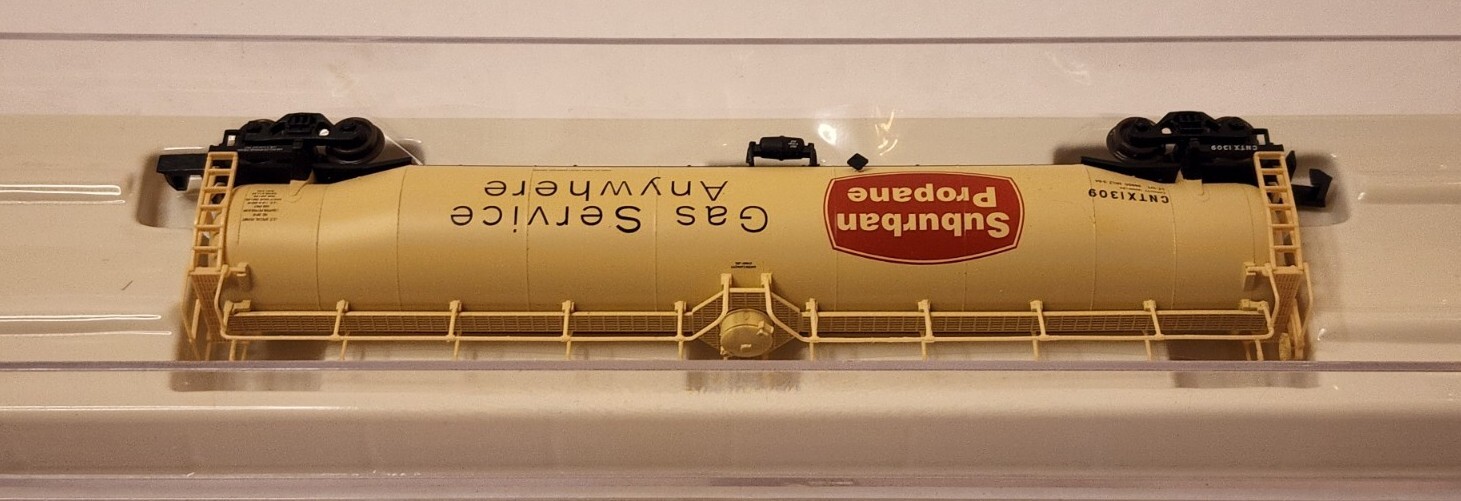 Atlas N Scale 33,000 Gallon Tank Car Suburban Propane #1309 | eBay