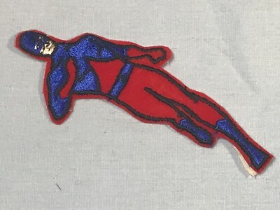 Vintage 1970’s THE ATOM DC Comics Superhero Character Patch Embroidered ...