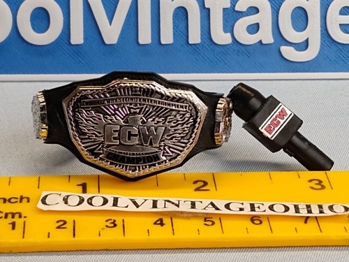 WWE Elite ECW Extreme Championship Belt & Microphone Mattel Figure ...