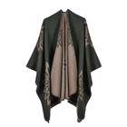 Lady Open Front Cardigan Shawl Cloak Cape Poncho Kimono Blanket Wrap ...