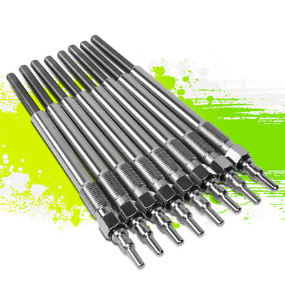 8Pcs OE Style Diesel Powerstroke Glow Plugs Set for Ford E/F-Series 7 ...