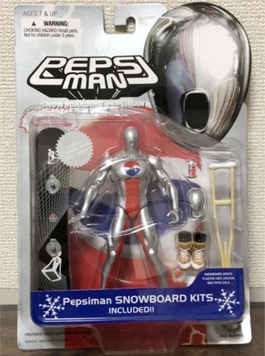 BANDAI PEPSI MAN Ultra Free Figure With Snowboard Near Mint | eBay