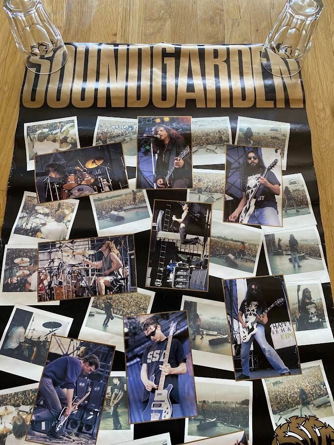 Vintage 90s Soundgarden Band Poster Badmotorfinger 1993 Licensed to ...