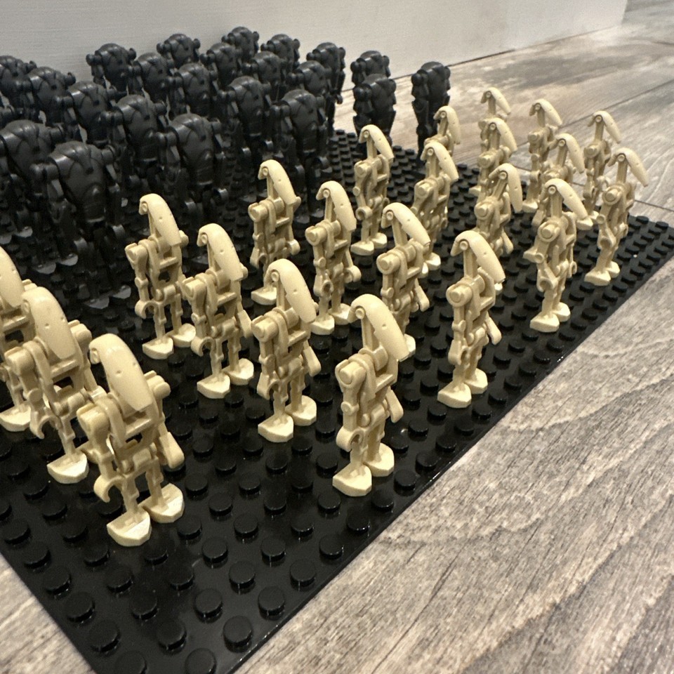 LEGO Star Wars Battle Droid Army Lot 50+ Droids w/ Tri Droids From New ...