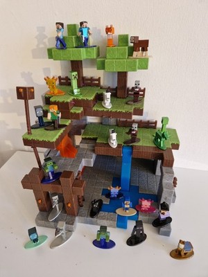minecraft jada diecast metal figuers .nano scene overworld | eBay UK