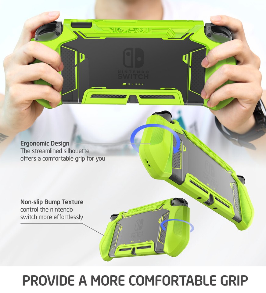 For Nintendo Switch Joy-Con Controller Mumba Dockable Case Grip ...