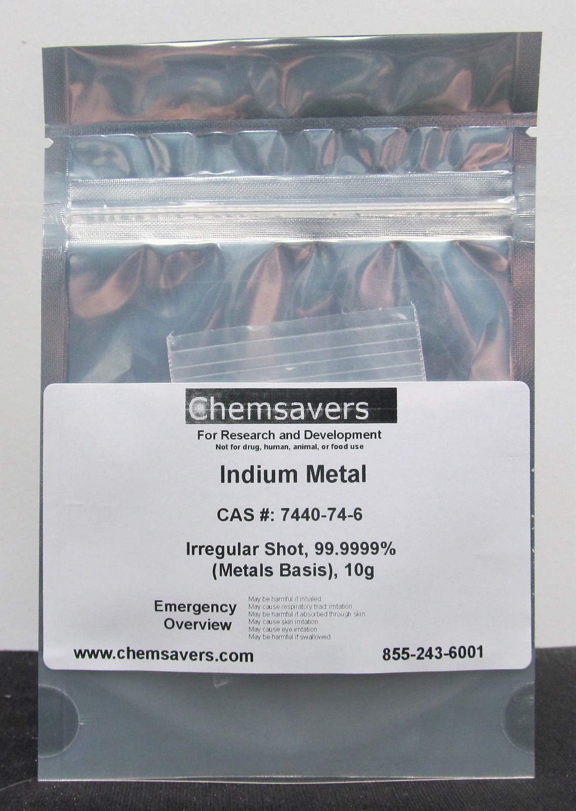 Indium Metal, Irregular Shot, 99.9999% (Metals Basis), 10g | eBay