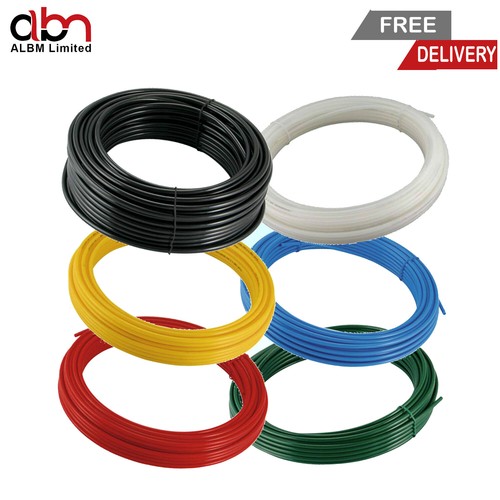 METRIC Flexible Nylon Pneumatic Air Line Tubing Compressed Airline ...
