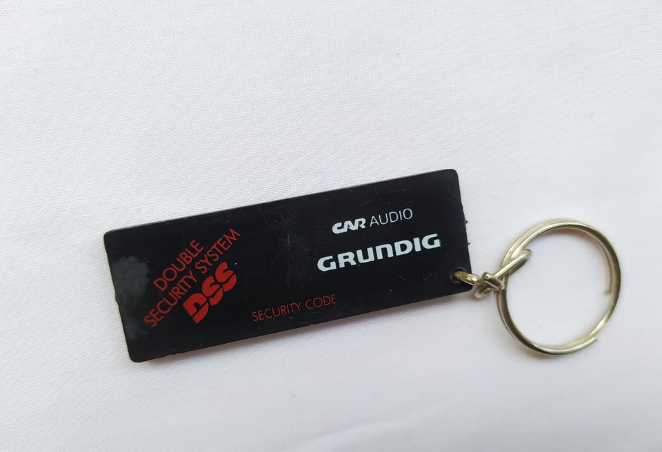 Vintage Grundig DSS Car Audio Keychain | eBay