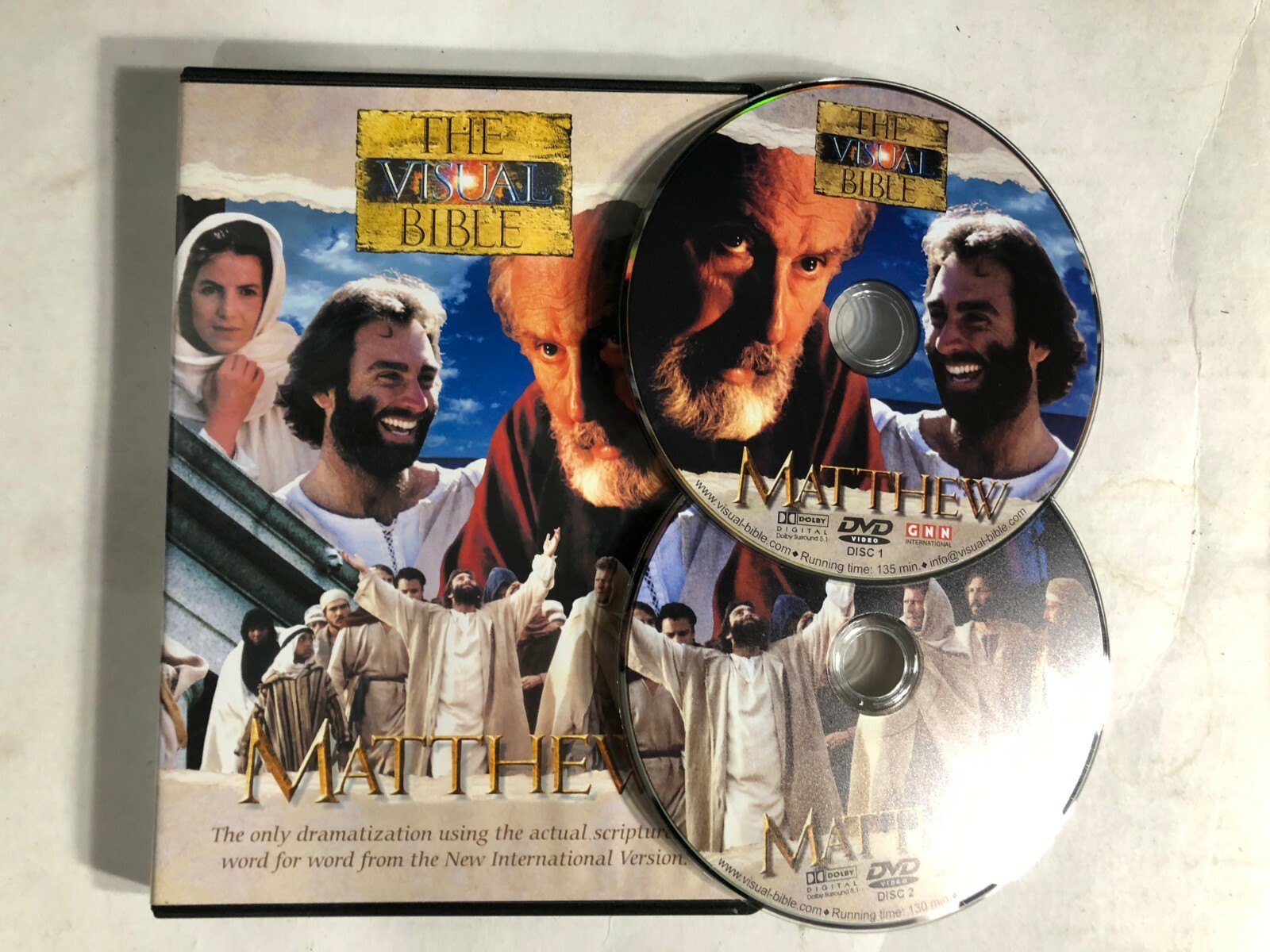 The Visual Bible: Matthew (DVD, 2-Disc Set, 1997) Richard Kiley, Bruce ...
