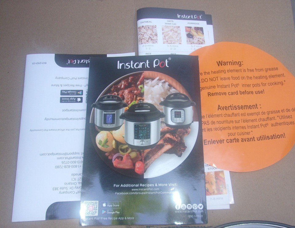 INSTANT POT LUX MINI 3 QUART PRESSURE COOKER IN VERY GOOD CONDITION IN ...