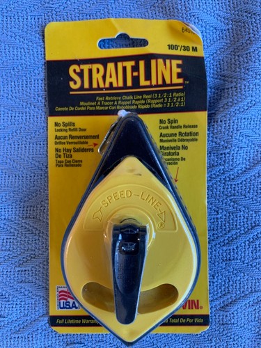 Irwin Strait Line Chalk Line Reel 100' Made in USA, New, Old Stock | eBay