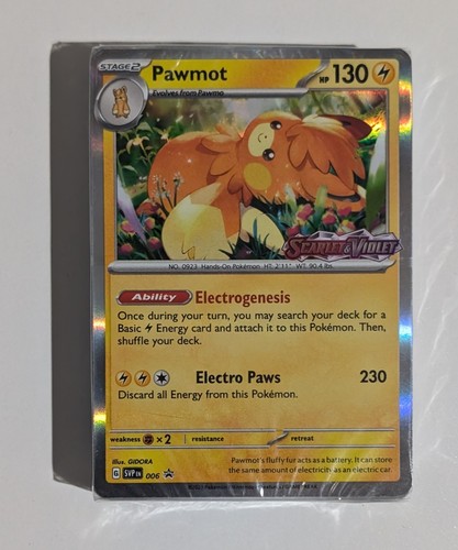 SVP006 Pawmot Sealed Build & Battle Deck Scarlet & Violet Pokemon TCG ...