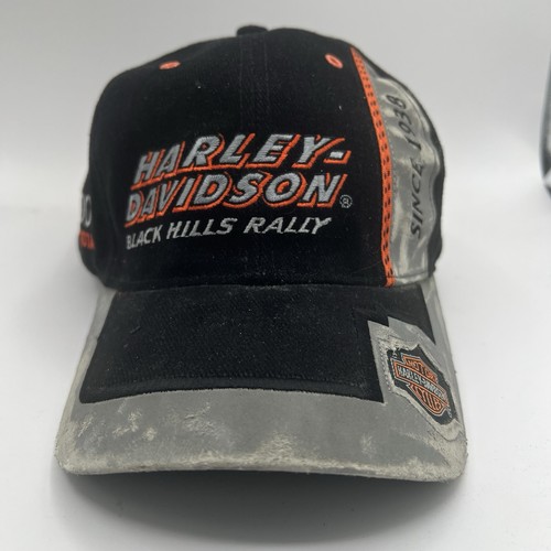Vintage Harley Davidson Motorcycles Strap Back Sturgis Rally Hat Cap ...