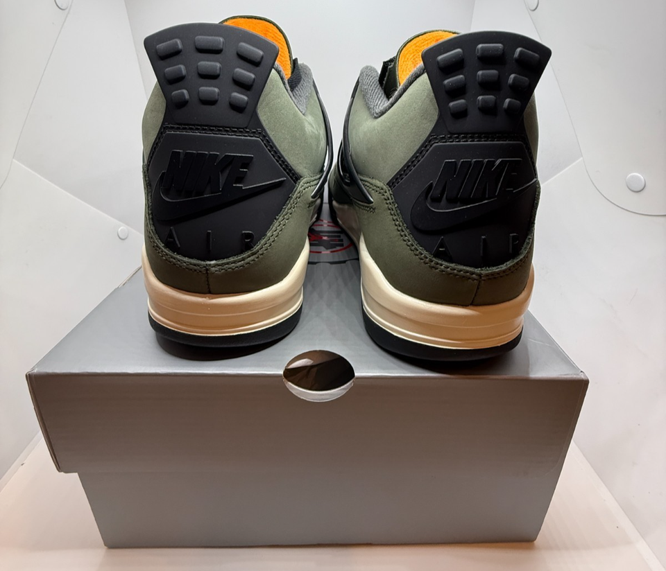 Nike Air Jordan Retro IV 4 OG SP Undefeated Green Orange Rare Air 10.5 ...