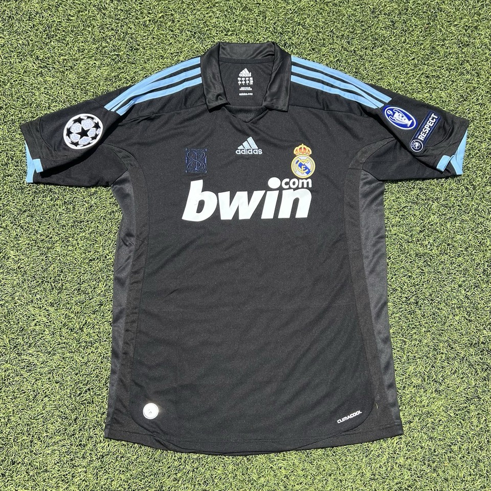 Real Madrid 2009/10 UCL Away Cristiano Ronaldo #9 Men's M | eBay