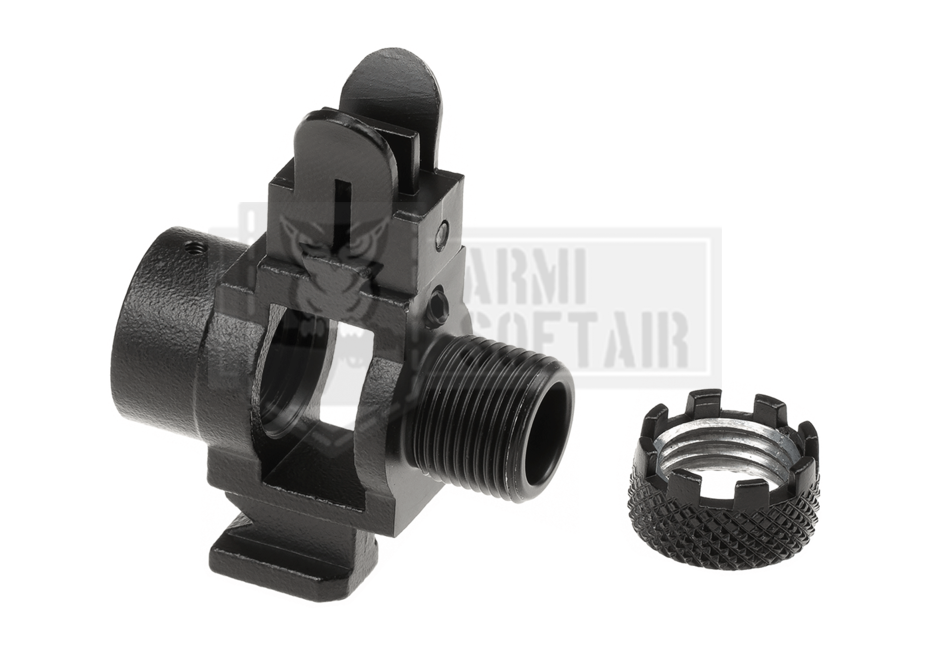 G&G QUALITY SILENCER ADAPTER M14 GR14 / EBR-L SUPPRESSOR CCW BLACK BK ...