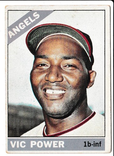 1966 TOPPS #192 VIC POWER-VG-FREE USA Shipping-ANGELS | eBay