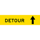 Detour (arrow Up) - Multi-message Sign | Multi-Message Traffic Signs | eBay