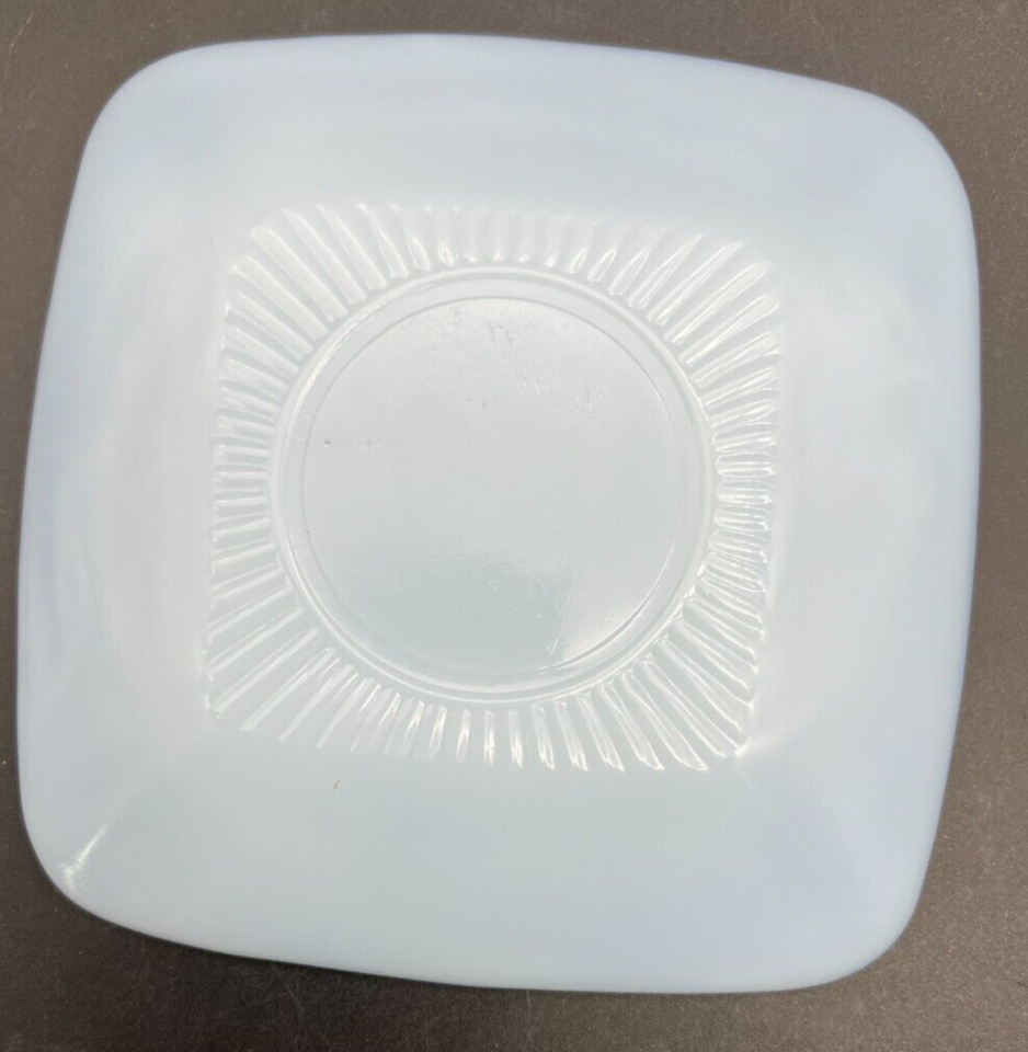 Fire King Azurite Blue Charm Saucer | eBay