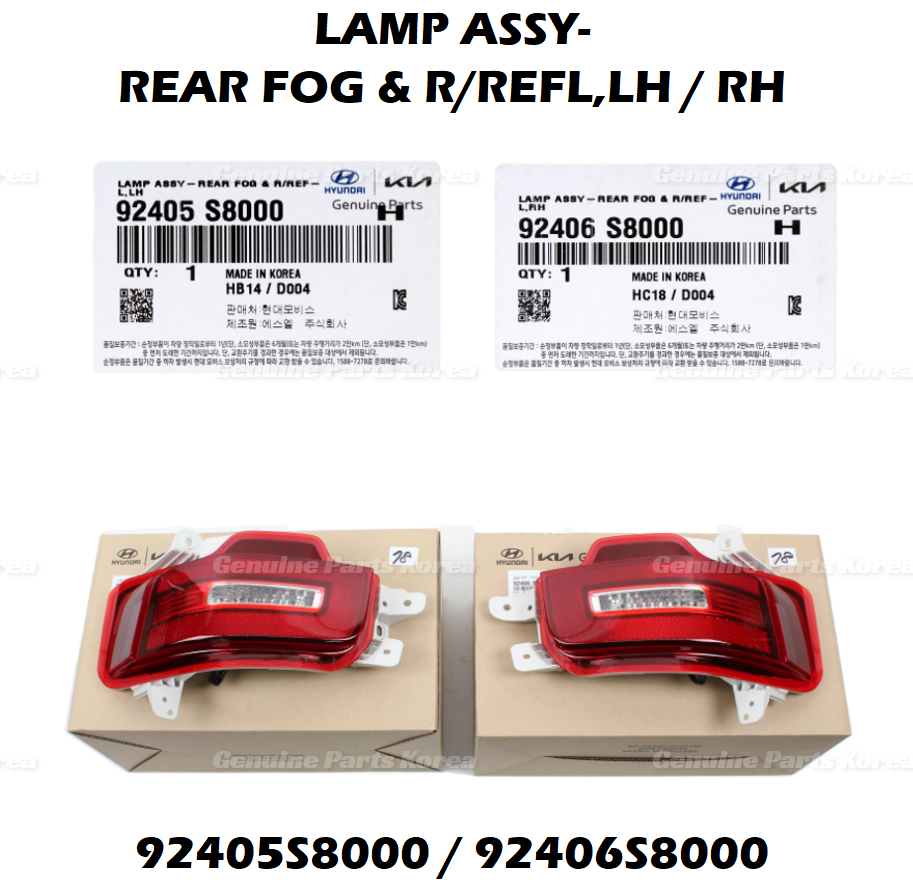 ⭐OEM⭐ Rear Bumper Backup Lamp Reflector LH RH 2P 1set for Hyundai Palisade 20-22 | eBay