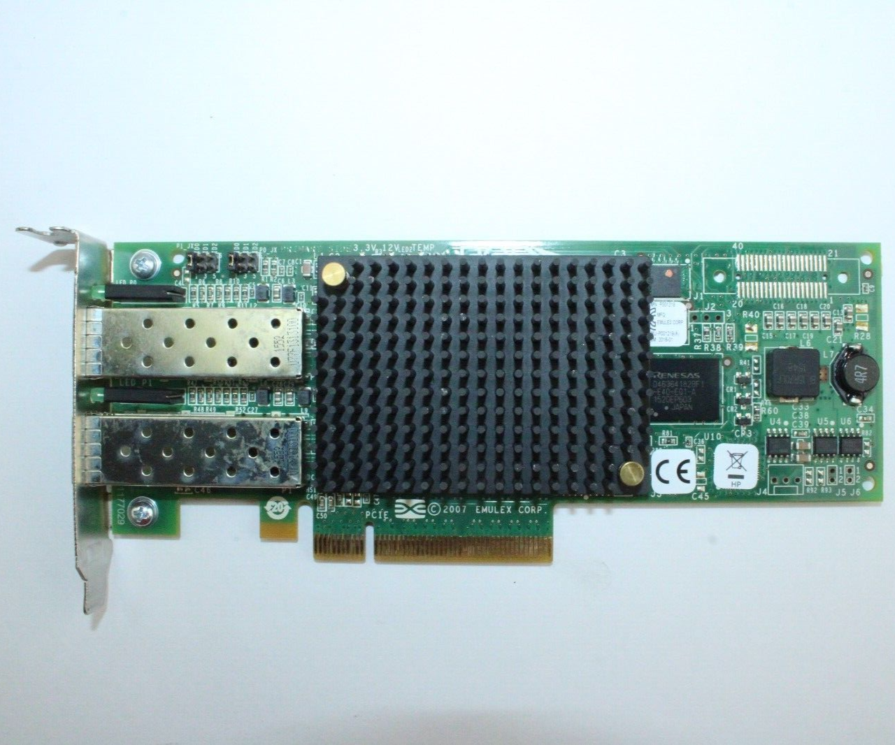 Lot of 4 Emulex LPE12002 Dual Port 8GB SFP+ FC-HBA Network Adapter Card ...