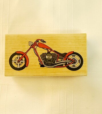Stampabilities MOTORCYCLE Stamp | eBay