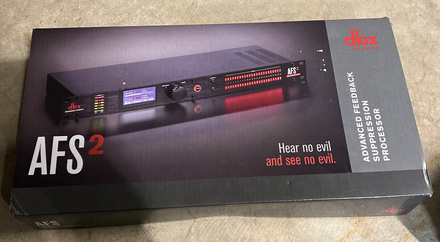 dbx AFS2 Advanced Feedback Suppression Processor for sale online | eBay