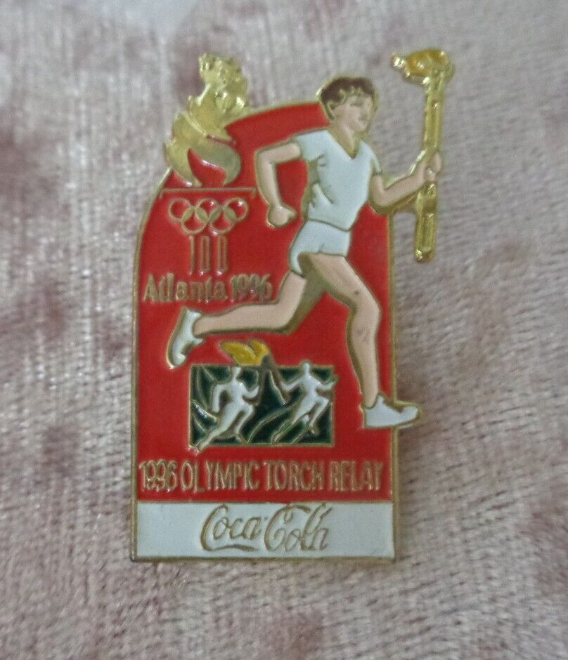 1996 Atlanta Olympics - Coca-Cola - Olympic Torch Relay Pins - Lot of ...