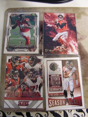 Atlanta Falcons 250-260 Cards Team Lot of Stars & Commons NFL Football ...
