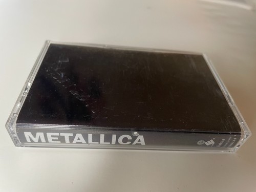 Metallica Black Album Cassette Tape, Electra, 1991, with liner lyrics ...