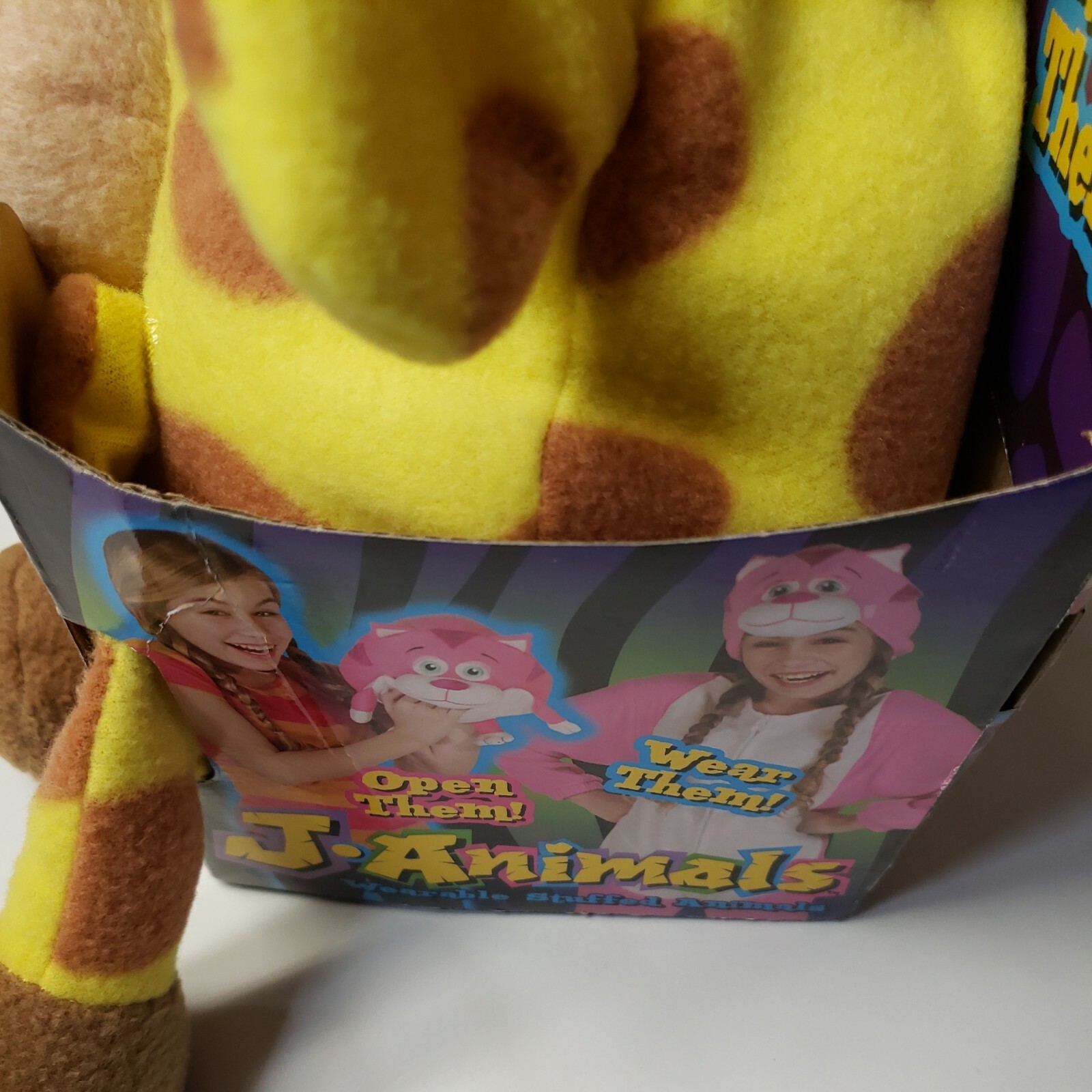 NEW JAY AT PLAY J-Animals Janimals Stuffed Animal Giraffe Pajamas Body ...