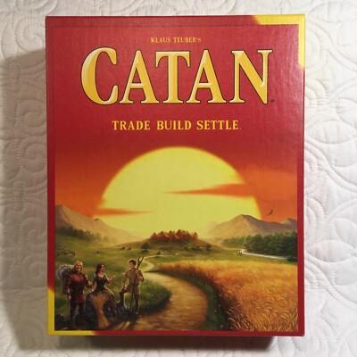 CATAN Trade Build Settle Board Game Open Box NEW 998915989001| eBay