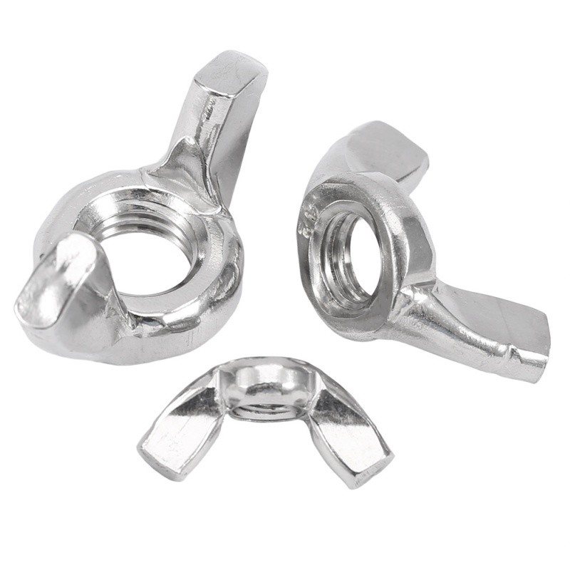 M3 M4 M5 M6 M8 Wing Nuts Stainless Steel DIN 315 Butterfly Nut To Fit ...