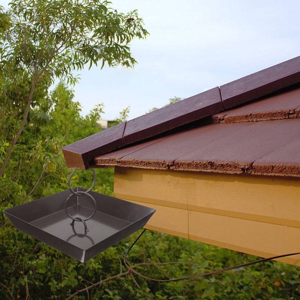 Rain Chain Basin PP Decorative Rain Chain Bowl Rainwater Basin Home ...