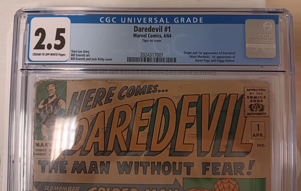 Daredevil 1- CGC 2.5 - Silver Age (1964) -1st App & Origin of Daredevil ...