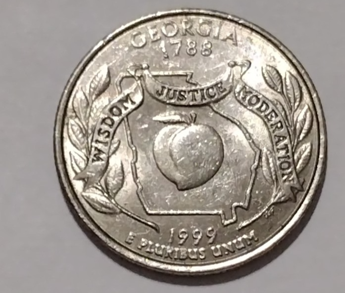 Original 1999 Rare Georgia State Quarter-Error-P MINT MARK-RARE | eBay