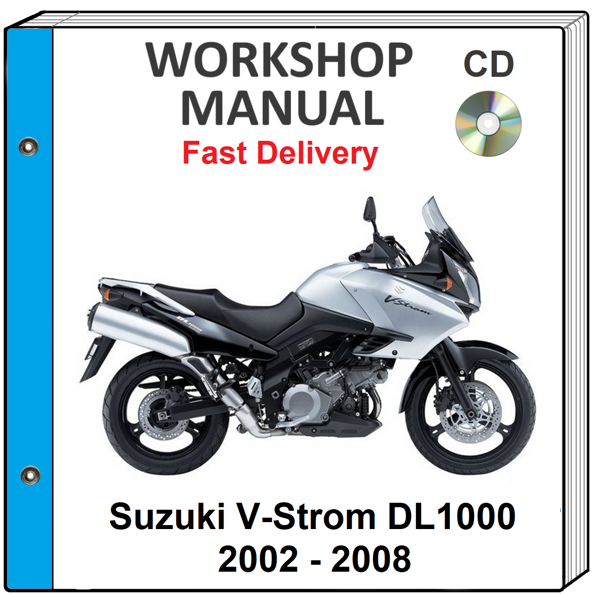 SUZUKI DL1000 VSTROM 1000 2005 2006 2007 2008 SERVICE REPAIR SHOP ...