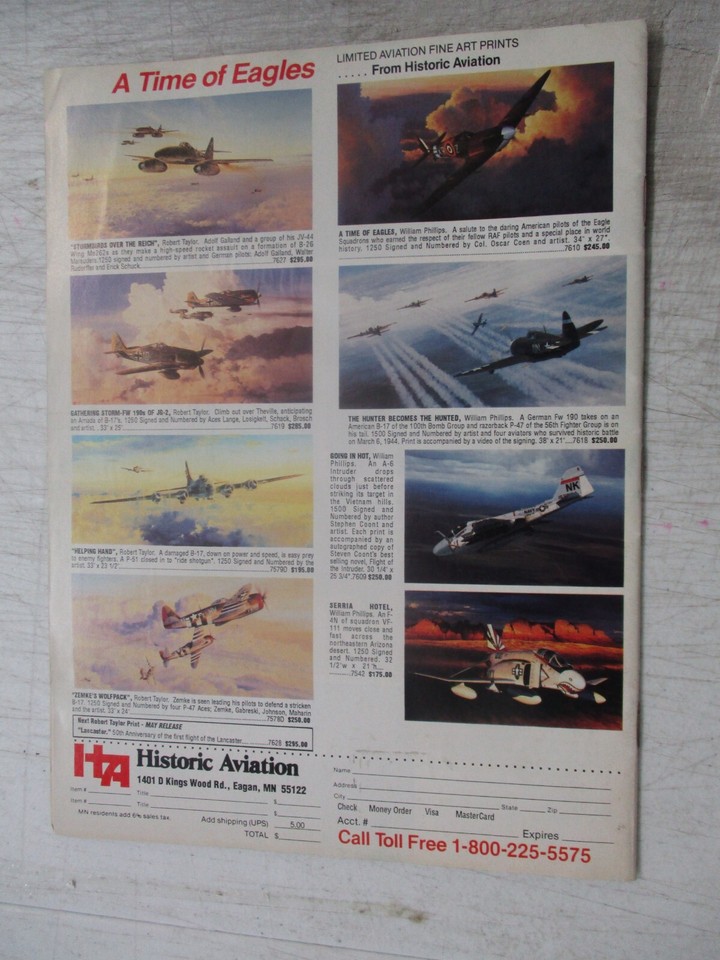 WINGS AVIATION MAGAZINE JUNE 1991 F-100 SUPER SABRE FORGOTTEN GULF AIR ...