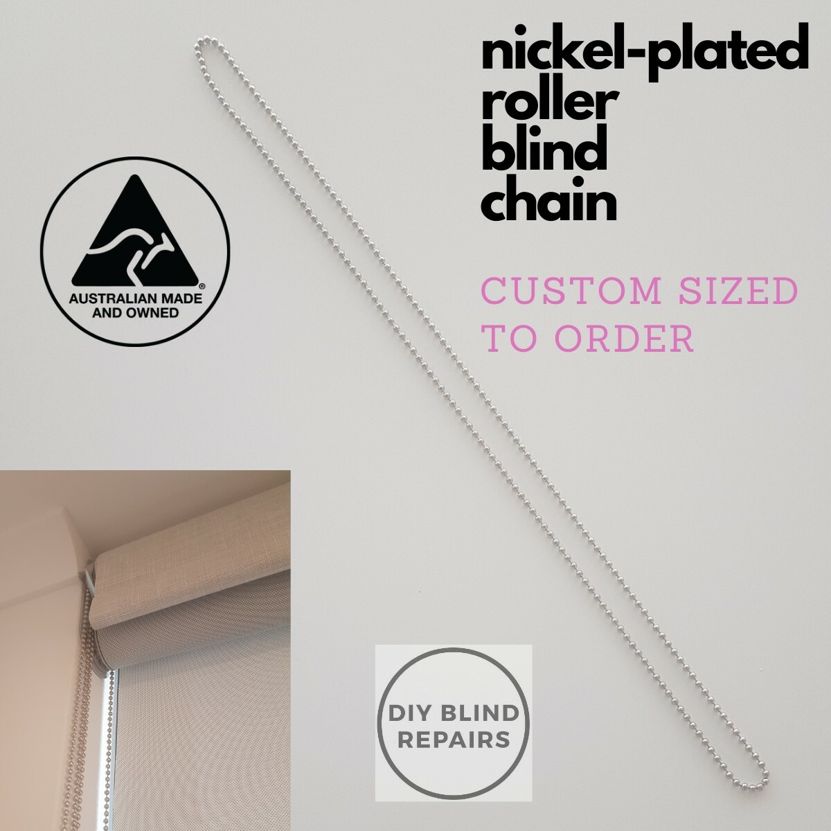 How To Sew A Makeup Brush Roller Blind Chain Replacement | Saubhaya Makeup