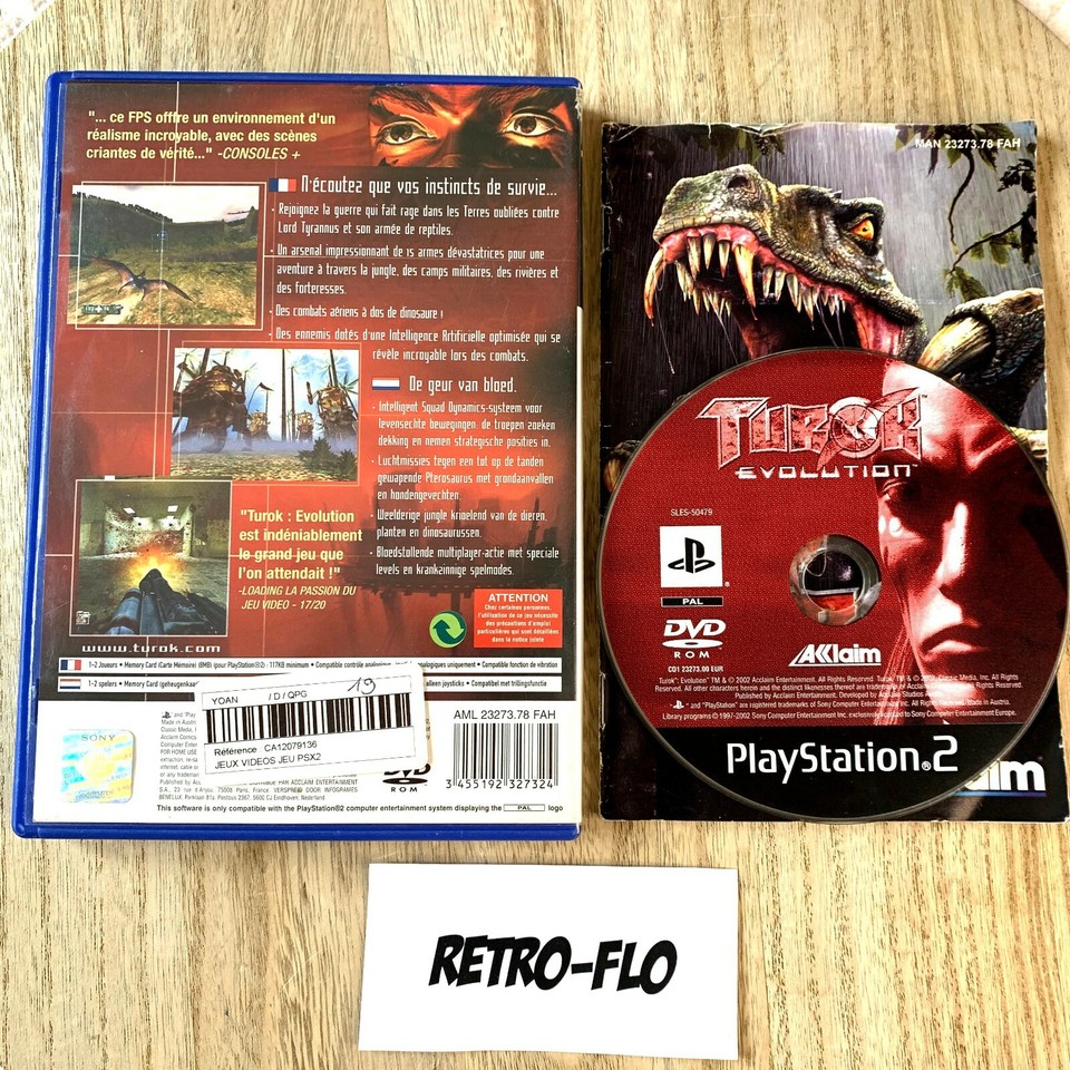 Turok Evolution - Jeu Sony Playstation 2 PS2 Complet - PAL | eBay