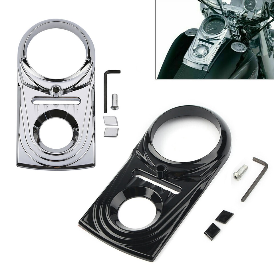 USA Dash Panel Insert Cover For Harley Dyna Wide Glide Softail Custom ...