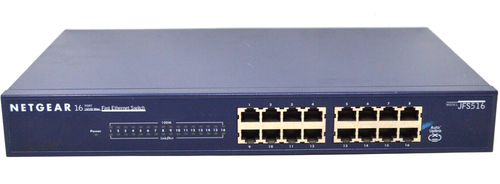 Netgear 16-Port Model JFS516 10/100 Mbps Fast Ethernet Switch Auto ...
