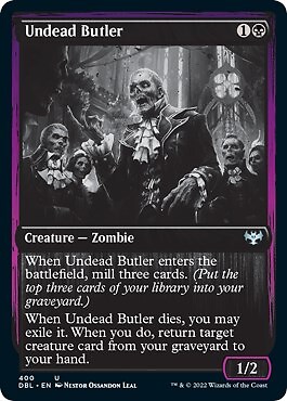 MTG Undead Butler Innistrad: Double Feature 400 Regular Uncommon for ...