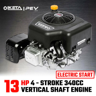 13HP Vertical Shaft Engine Lawn Mower Petrol Motor 4 Stroke OHV Ride On ...