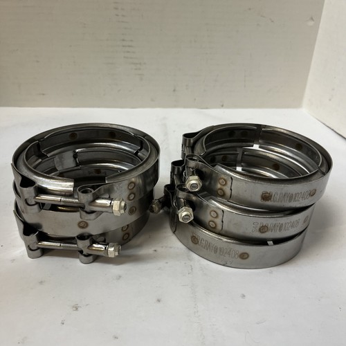 RG Ray Stainless Steel V-Band Exhaust Clamps 102408 Qty 6 | eBay